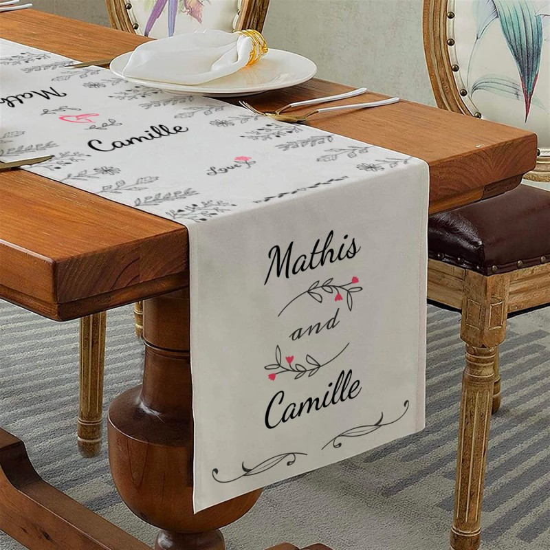 Chemin de table personnalisé sur-mesure - StandExpress